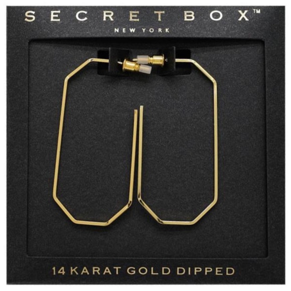 Secret Box New York | Jewelry | Secret Box New York Geo Shape 4k Gold ...